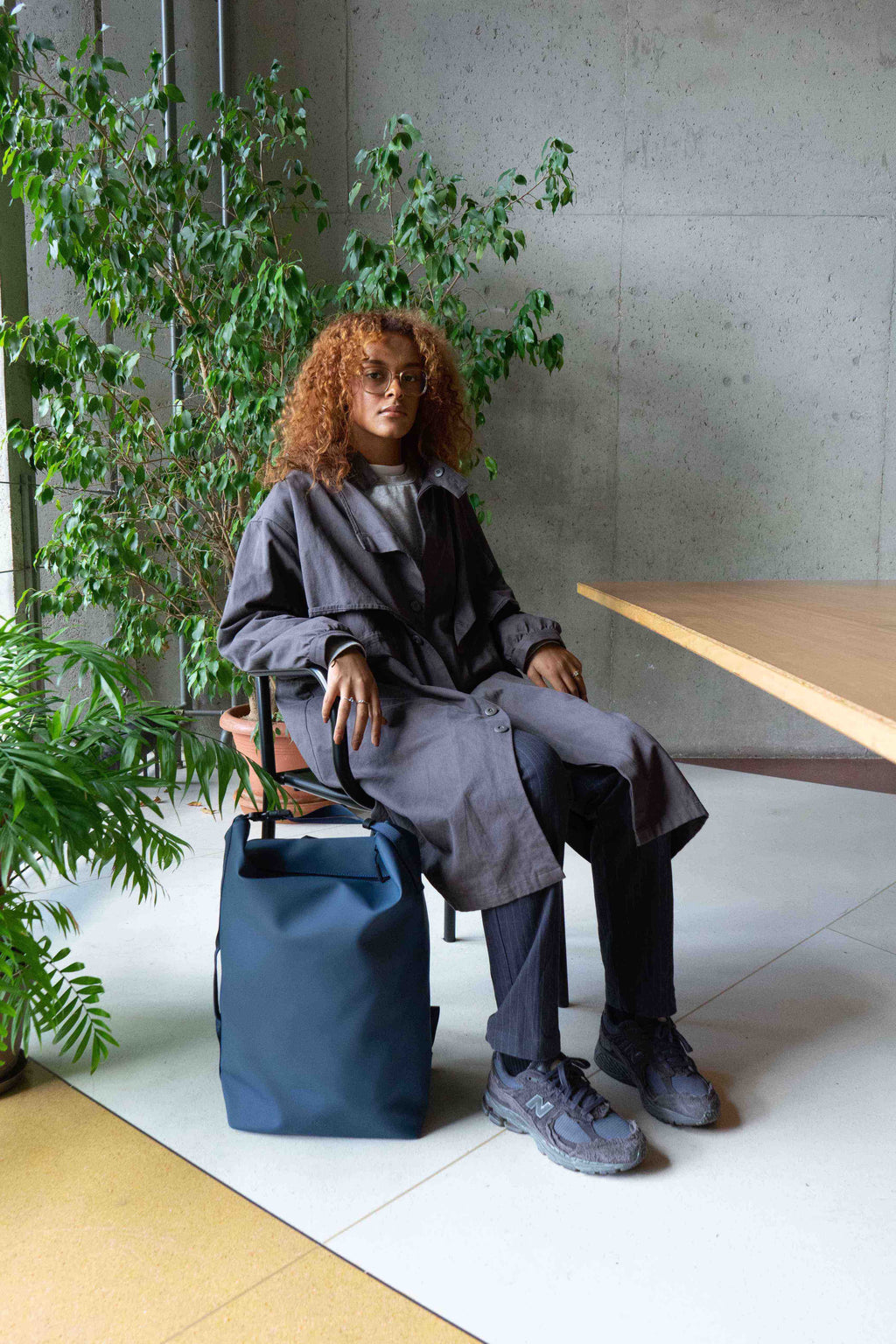 Commuter Backpack - Steel Blue | Backpacks | Bags | trigram