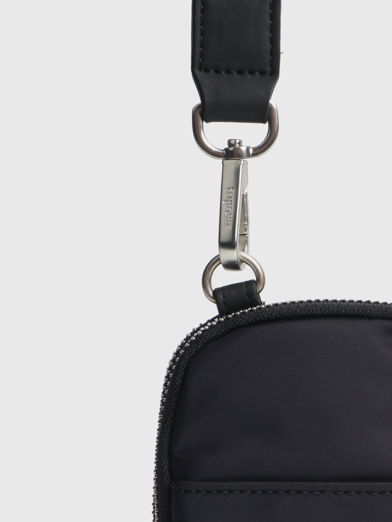 Double-Phone Bag - Charcoal Black | Crossbody | Bags | trigram